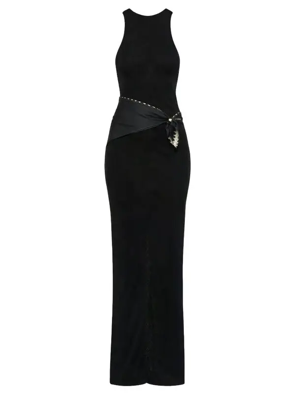 Nanushka Tarla Racerback Maxi Dress - Black