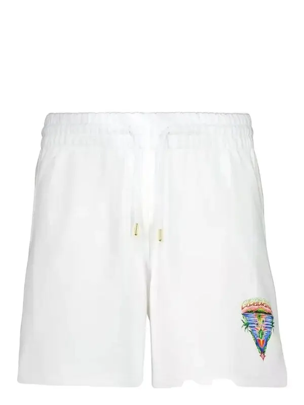 Casablanca Innocence Triangle Shorts - White