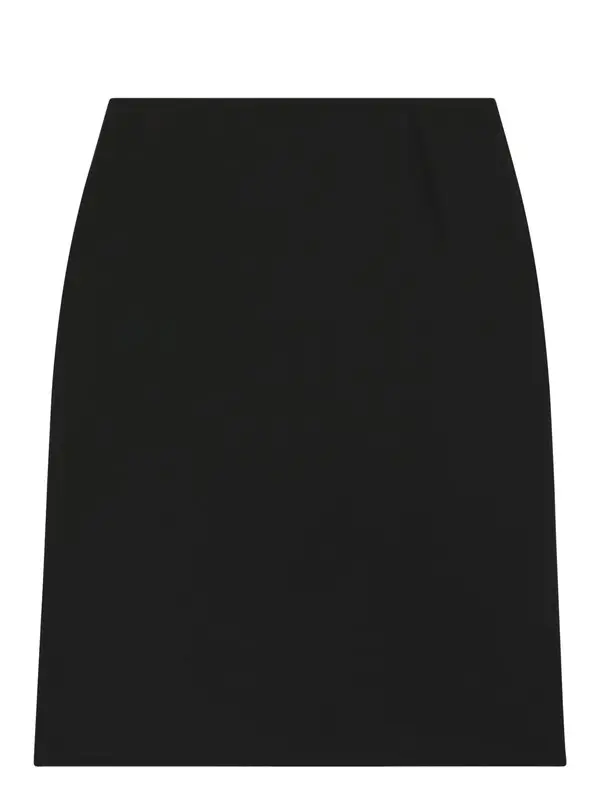 BOSS Virgin-wool Pencil Skirt - Black