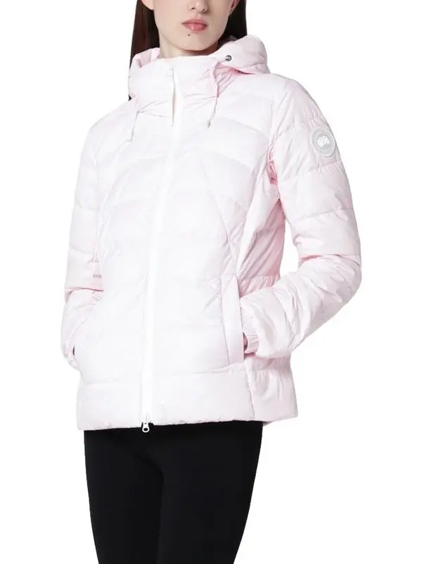 Canada Goose Abbott Hooded Jacket With Logo Patch - Pink