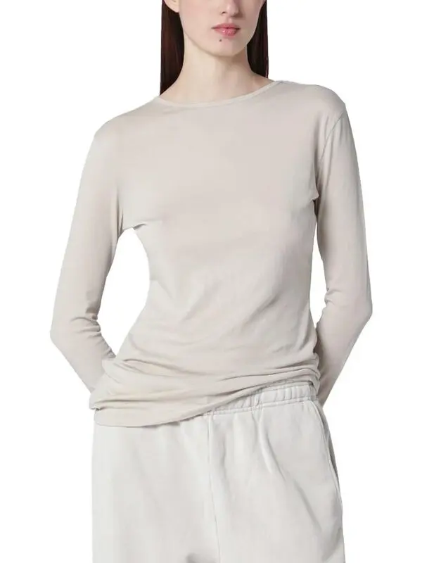 ENTIRE STUDIOS Cotton-blend Crewneck Pullover - White