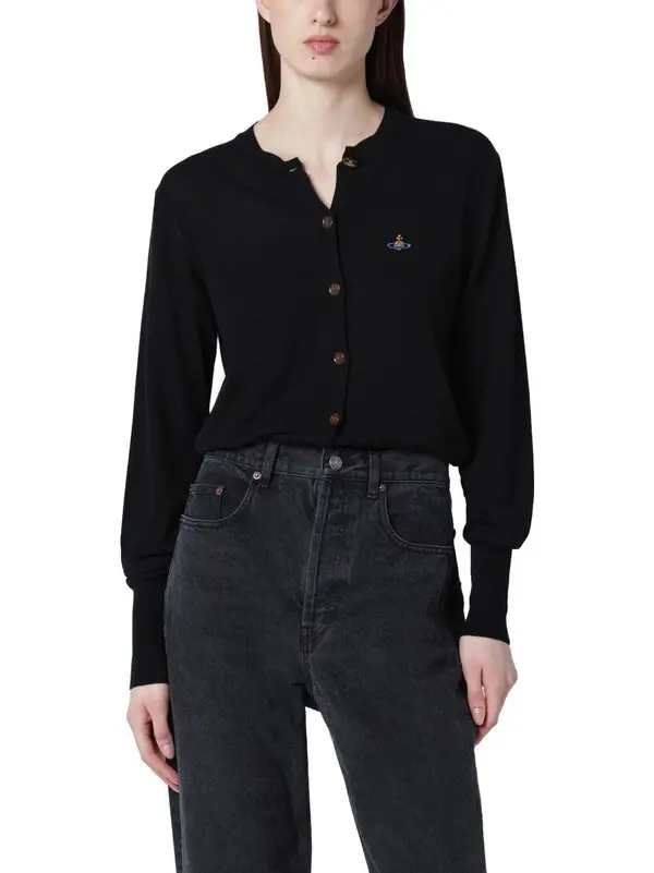VIVIENNE WESTWOOD Cotton Cardigan - Black