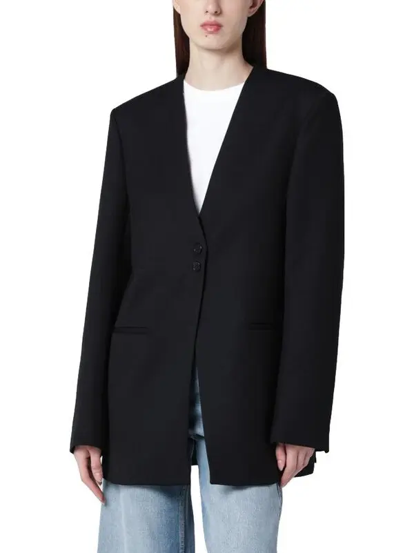 THE FRANKIE SHOP Winsen Wool-blend Jacket - Black