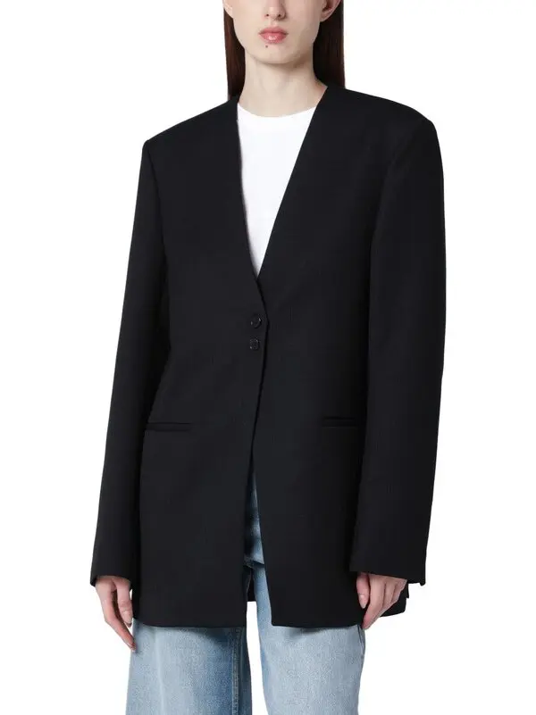 THE FRANKIE SHOP Winsen Wool-blend Jacket - Black