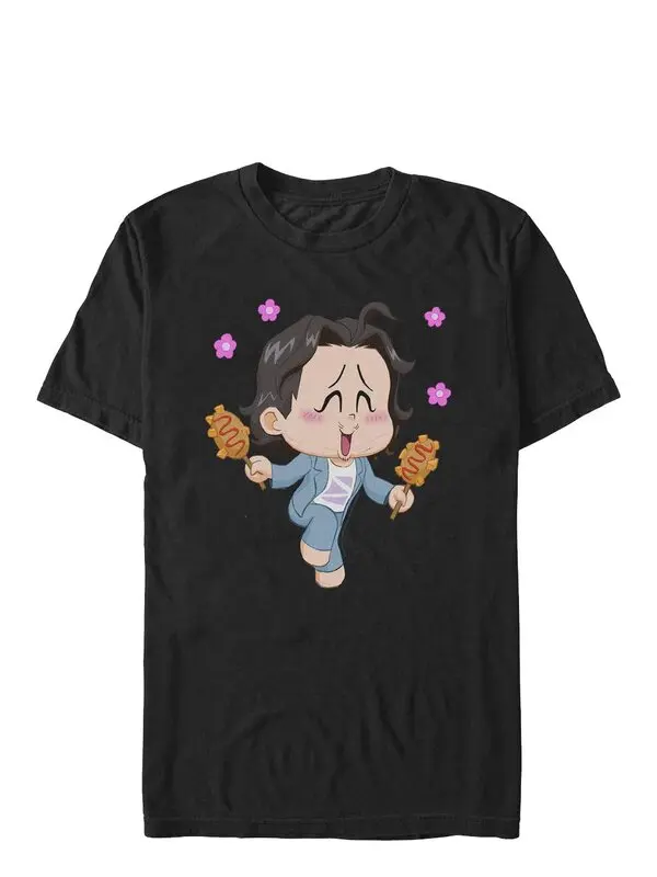 KPOP DEMON HUNTERS Bobby Corn Dog T Shirt - Black