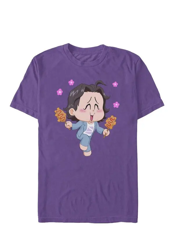 KPOP DEMON HUNTERS Bobby Corn Dog Graphic T-shirt - Purple