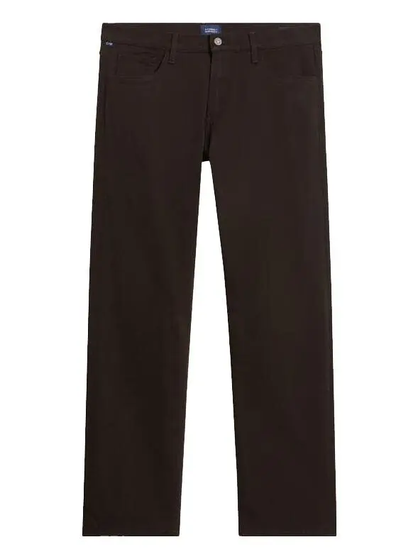 Citizens Of Humanity Elijah Relaxed Straight Leg Twill Pants - Toast Dark Brown