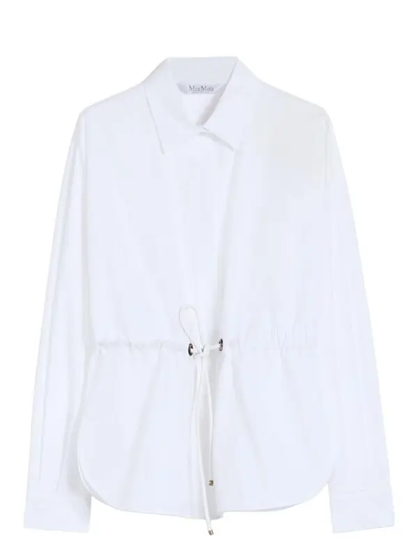 Max Mara Cotton Poplin Shirt - Optical White