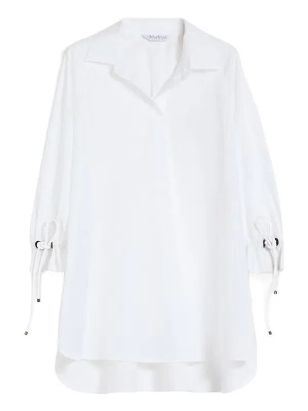 Max Mara Cotton Poplin Blouse - Optical White