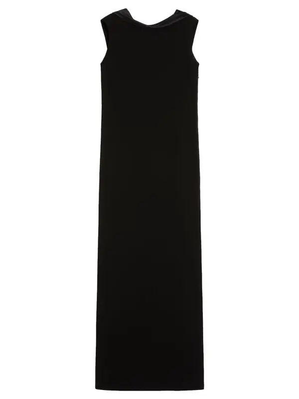 Max Mara Long Lightweight Cady Dress - Black