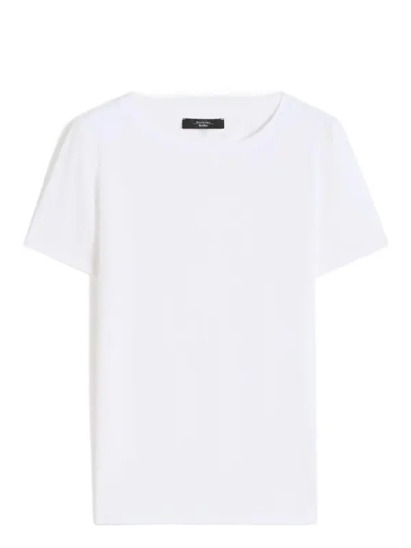 Max Mara Basic Cotton Jersey T-shirt - White