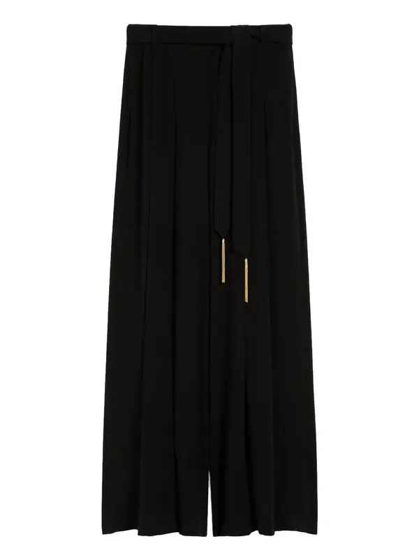 Max Mara Cady Palazzo Trousers - Black