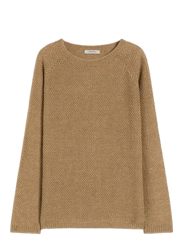 Max Mara Lightweight Linen Sweater - Desert