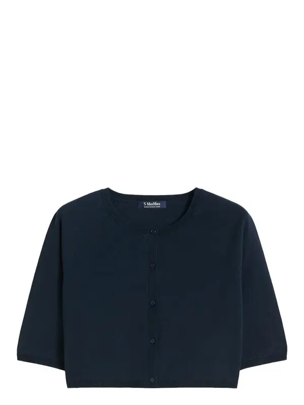 Max Mara Cotton Yarn Shrug - Ultramarine