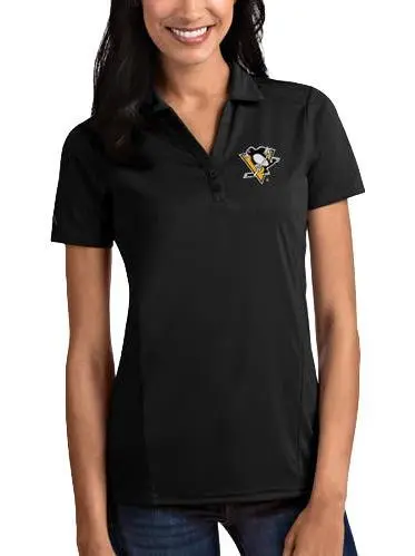 ANTIGUA Pittsburgh Penguins Tribute Polo - Black