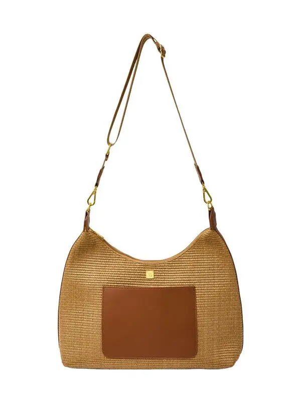 THINK ROYLN Seaside Satchel - Sand Dune Raffia And Mocha