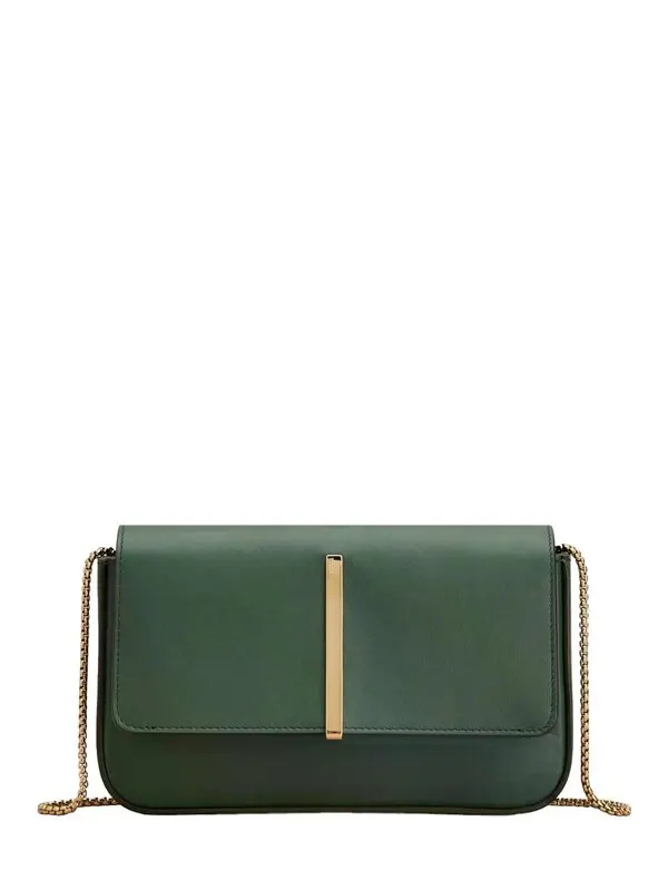 TOD'S Mini Leather Crossbody Bag - Green