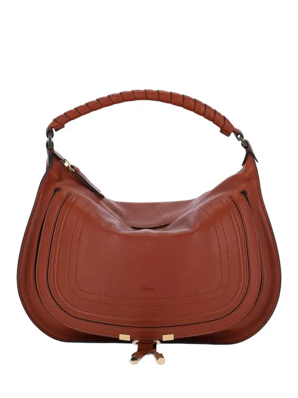 Chloé Marcie Shoulder Bag - Brown