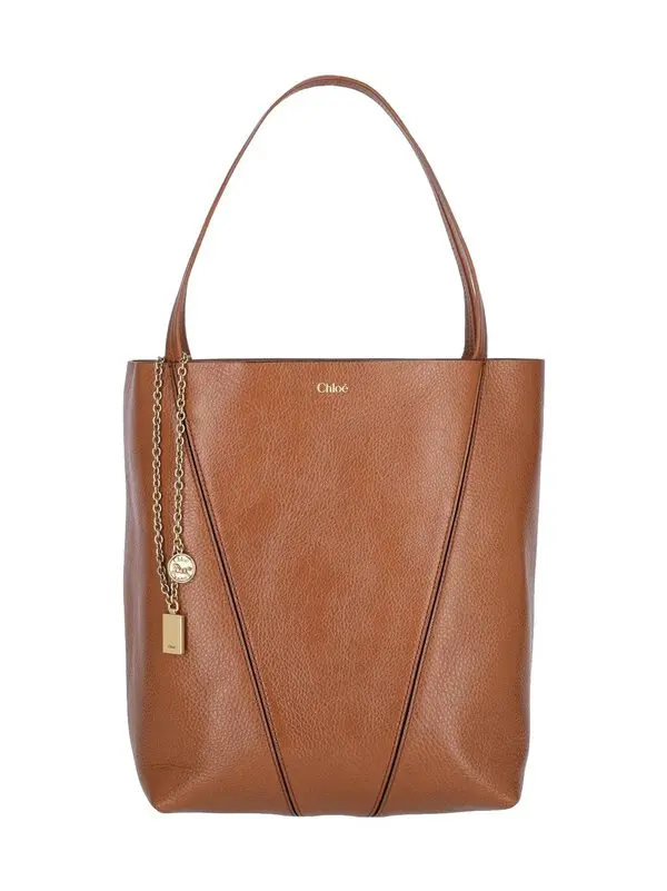 Chloé Spin Tote Bag - Brown