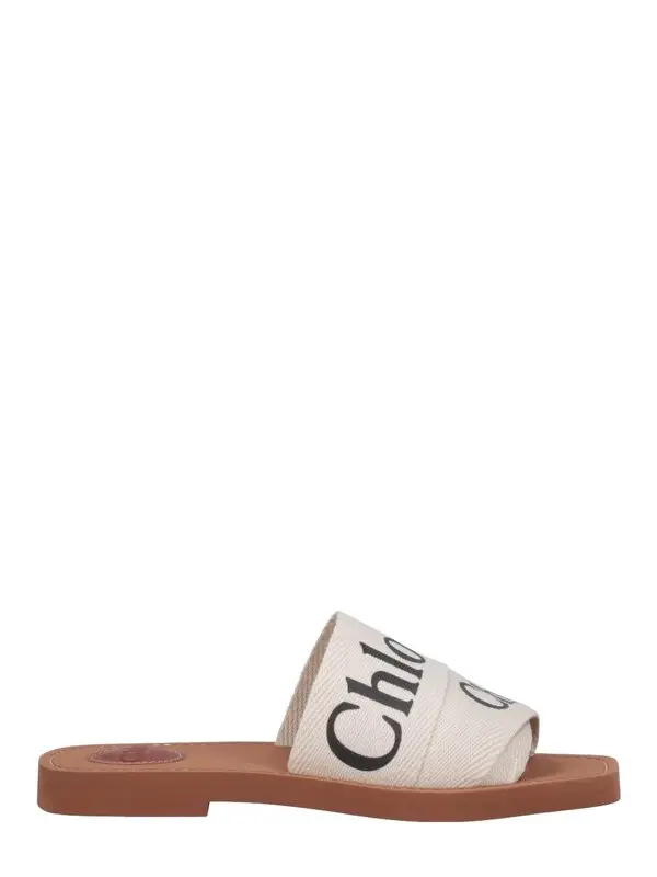 Chloé Woody Sandals - White