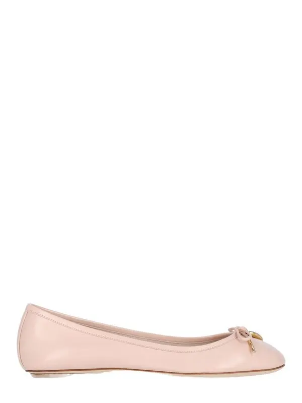 Chloé Iris Bow Ballet Flats - Pink