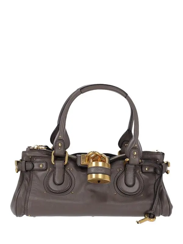 Chloé Paddington Shoulder Bag - Taupe