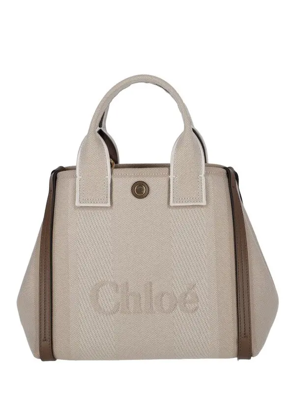 Chloé Small Carry Tote - Cream