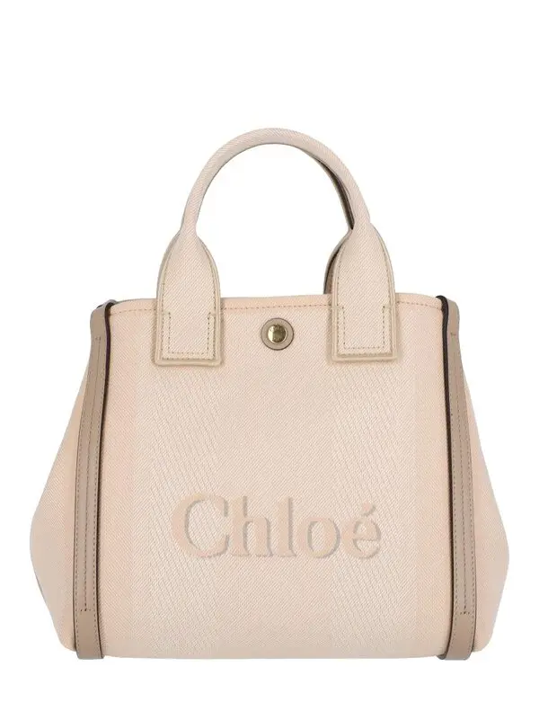 Chloé Small 'carry' Tote Bag - Cream