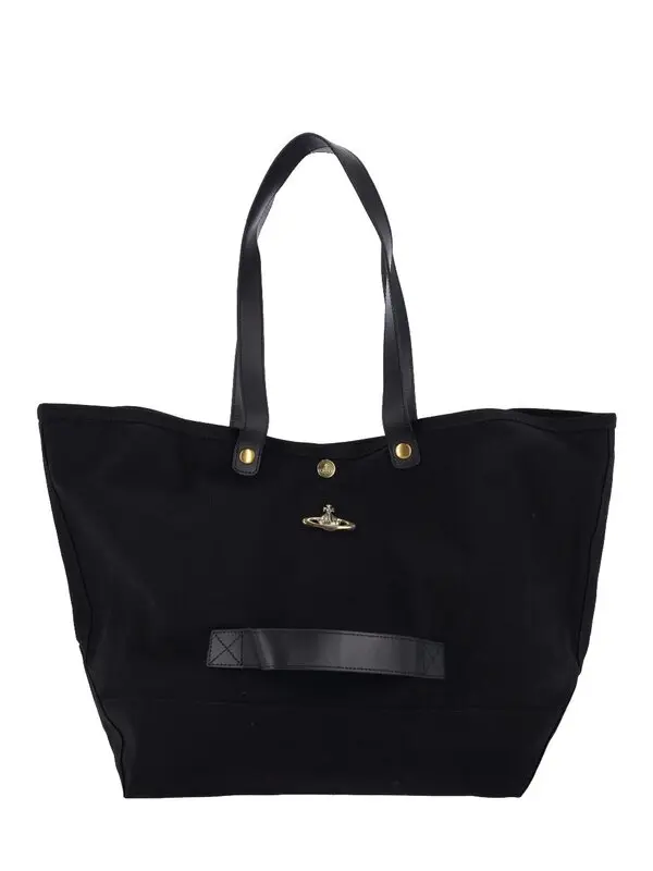 VIVIENNE WESTWOOD Large Utility Tote Bag - Black