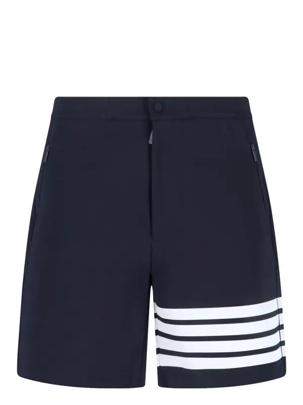 Thom Browne Bar Shorts - Blue