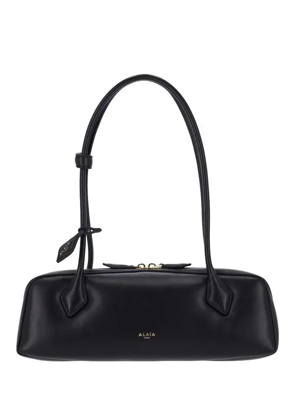 Alaïa Le Teckel Padded Shoulder Bag - Black