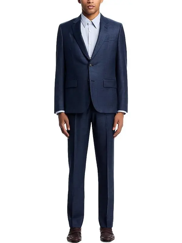Paul Smith Soho Canvas Plaid Extra Slim Fit Suit - Navy