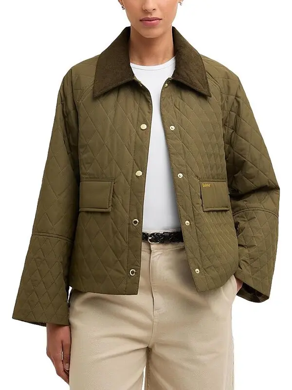 Barbour Kirby Quilted Jacket - Ivy Green/ Ancient