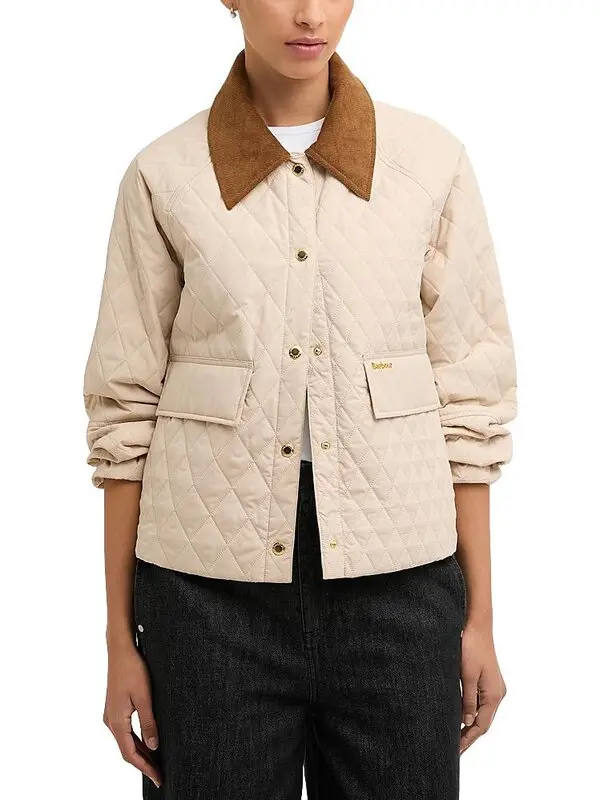 Barbour Kirby Quilted Jacket - Jasmine / Dress