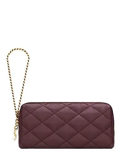 Saint Laurent Cassandre Bijou Pouch - Rouge Cabernet