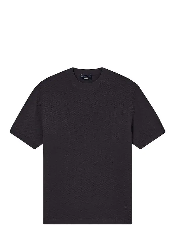 Emporio Armani Pullover T-shirt - Solid Black