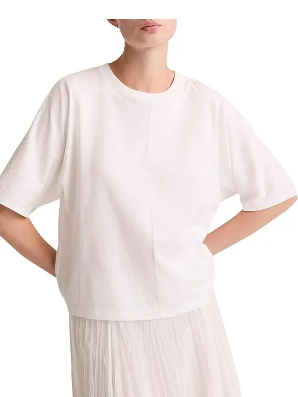 Vince Dolman Sleeve Tee - Optic White