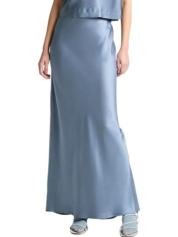 Vince Maxi Slip Skirt - Azul