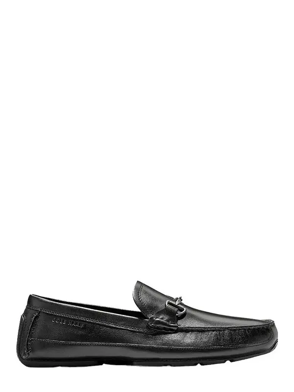Cole Haan Grand Laser Driver Loafers - Black