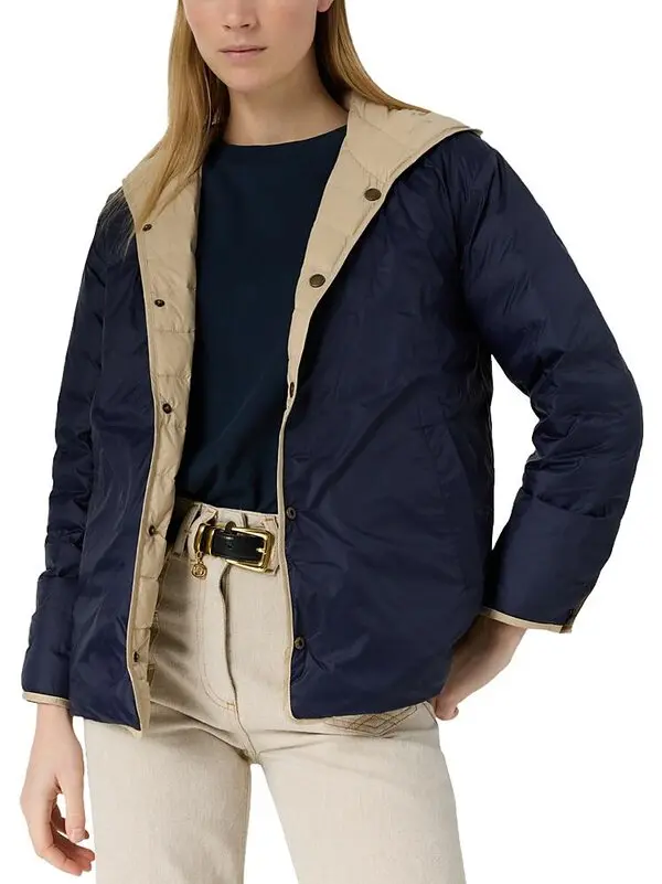 Gerard Darel Priscille Reversible Down Jacket - Sand