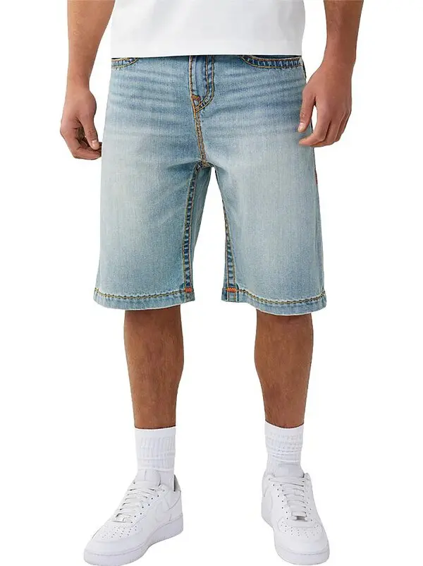 True Religion Vinny Baggy Fit Denim Shorts - Shatttered