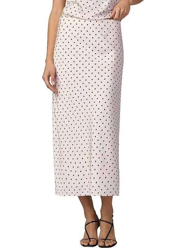 Joe's Jeans The Ines Midi Skirt - Ecru Polka