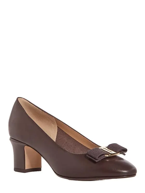 FERRAGAMO Vara Bow Pumps - Testa Di Moro