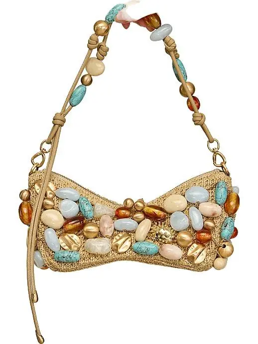 Cult Gaia Mercier Beaded Clutch - Multi