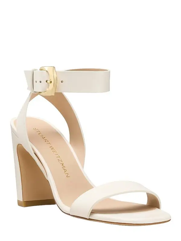 STUART WEITZMAN Sai 85 Sandals - Cream