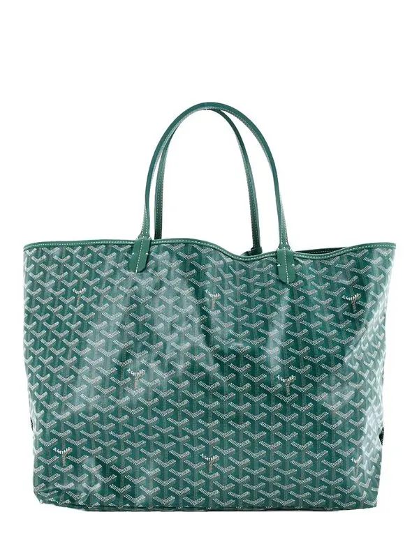GOYARD Gm Saint Louis Tote Coated Canvas - Green