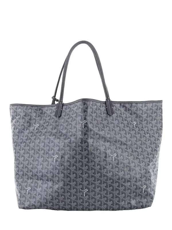 Goyard Gm Saint Louis Tote Coated Canvas - Gray