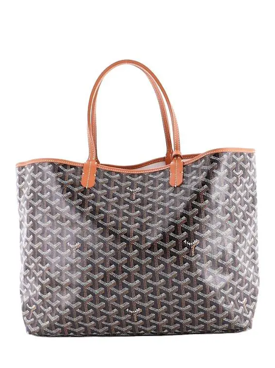 GOYARD Pm Saint Louis Coated Canvas Tote - Brown
