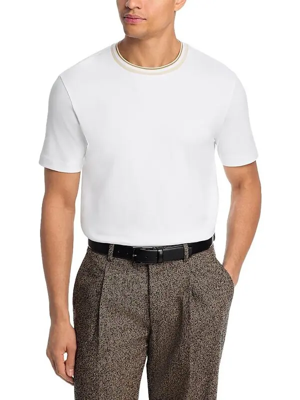 BOSS Thompson Cotton Tee - White