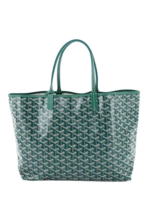 GOYARD Pm Saint Louis Tote Coated Canvas - Green